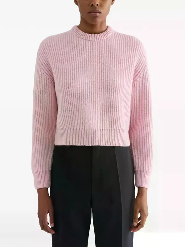 JIL SANDER Ribbed Knit Sweatshirt