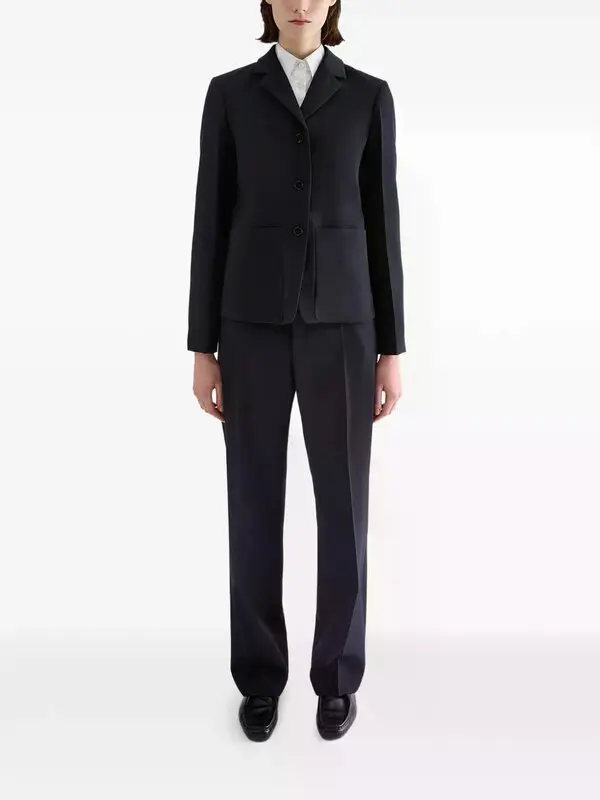 JIL SANDER Wool Gabardine Blazer