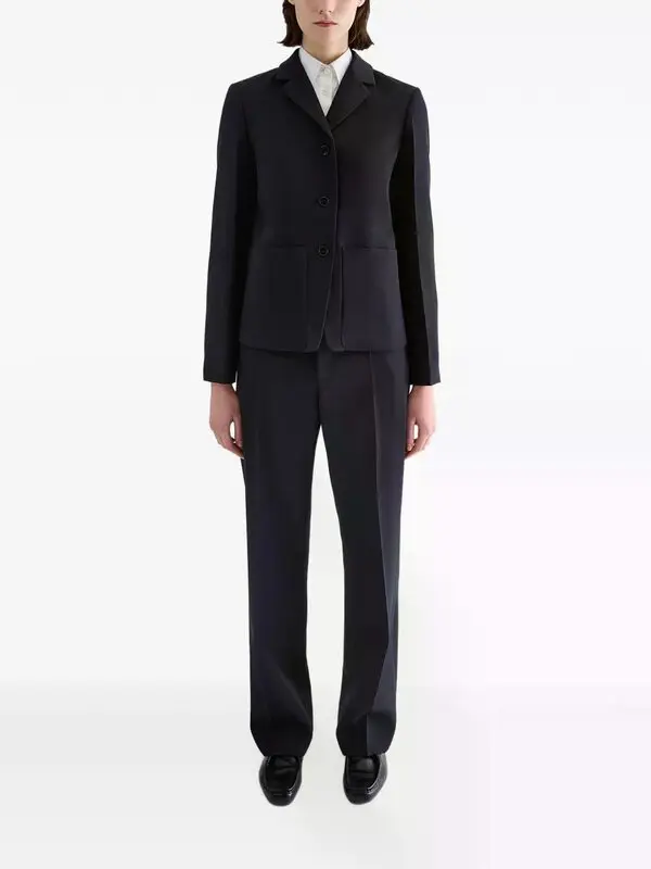JIL SANDER Wool Gabardine Blazer