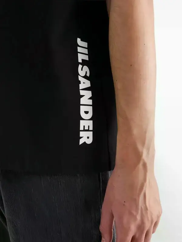 JIL SANDER Cotton Crew-neck T-shirt - Black