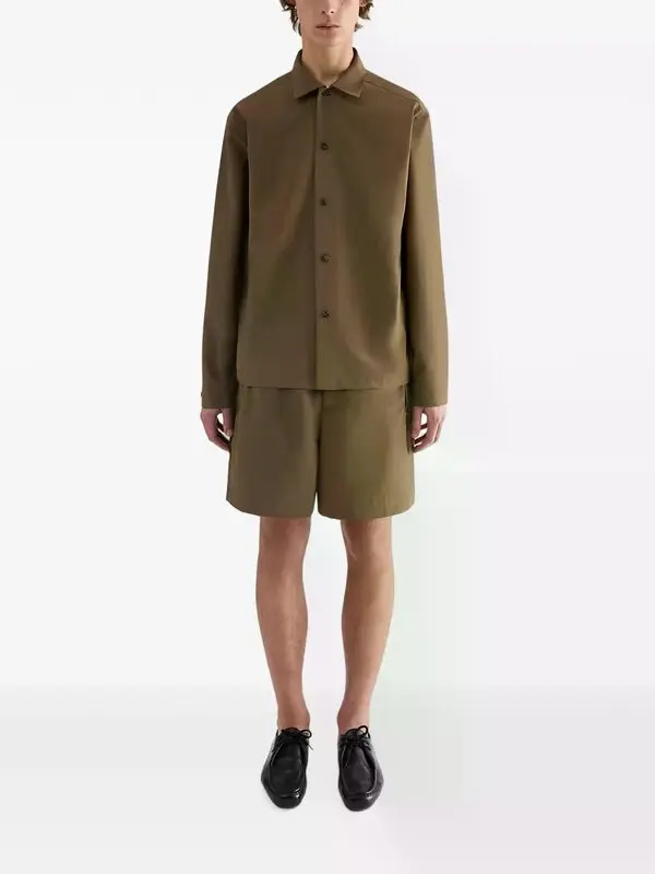 JIL SANDER Relaxed Fit Water-repellent Shorts - Brown