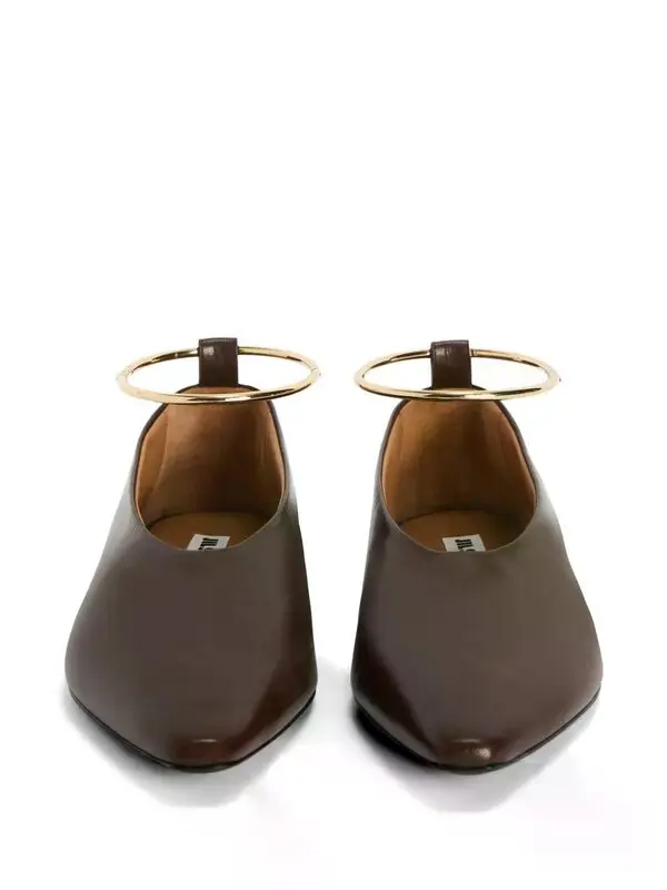 JIL SANDER Ring Ballet Flats