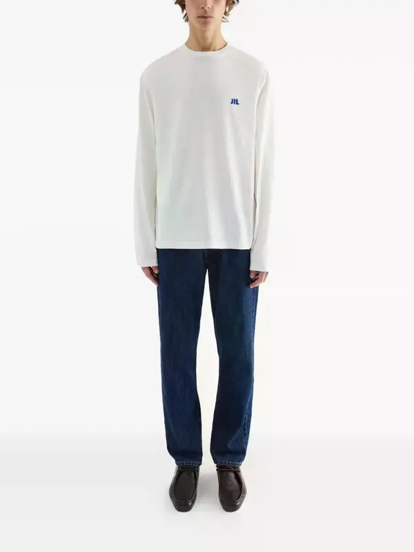 JIL SANDER Logo-embroidered Long-sleeve T-shirt