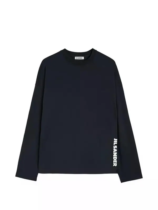 JIL SANDER Cotton Crew-neck T-shirt - Blue