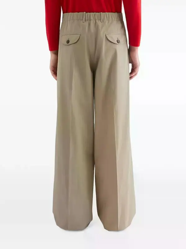 JIL SANDER Pleated Wide-leg Trousers