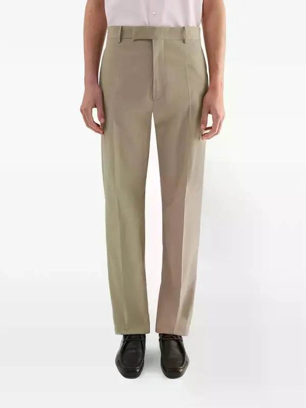 JIL SANDER Cotton Drill Trousers - Neutrals
