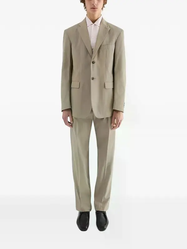 JIL SANDER Cotton Drill Trousers - Neutrals