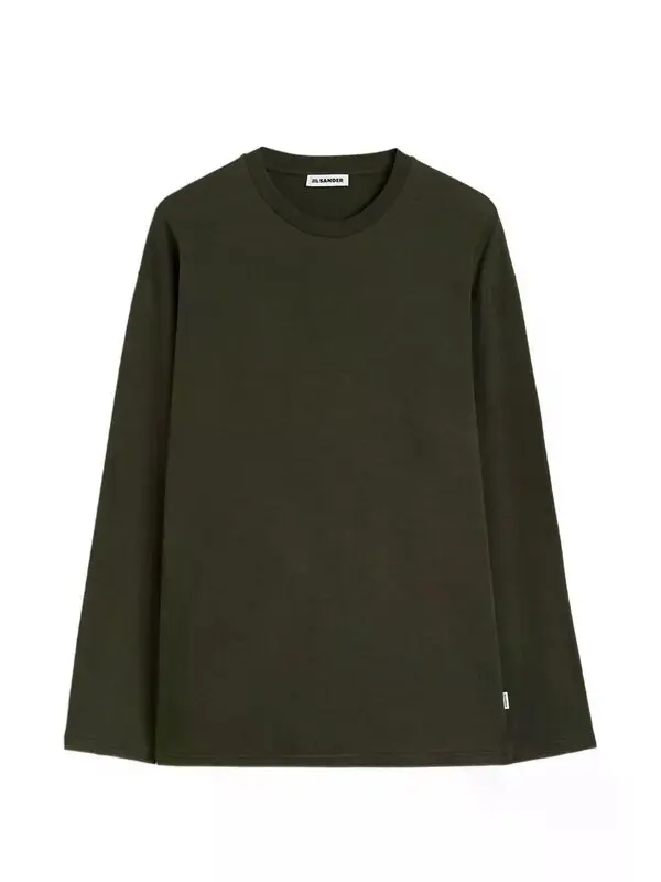 JIL SANDER Long-sleeve Crew-neck T-shirt - Green