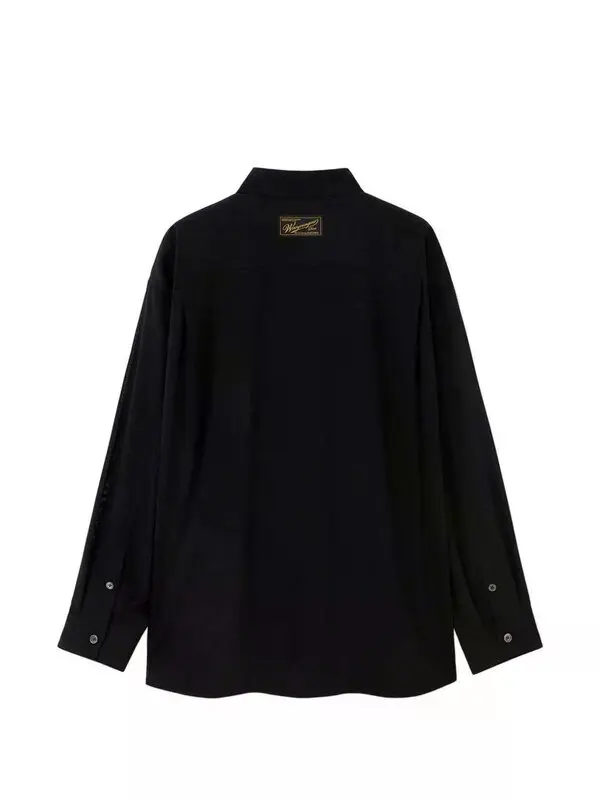 WOOYOUNGMI Sheer Wool Shirt - Black