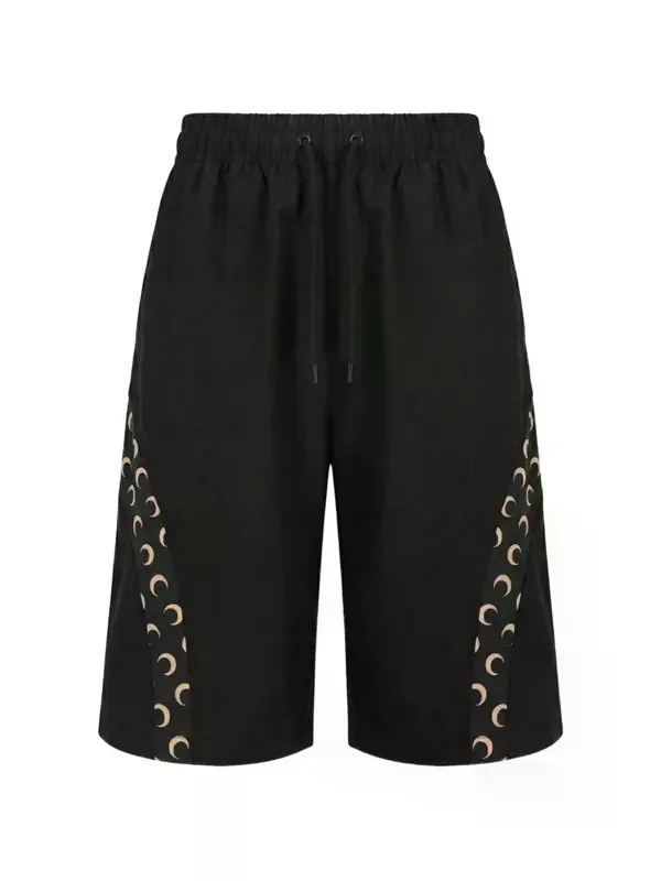 MARINE SERRE Moon Print Swim Shorts - Black