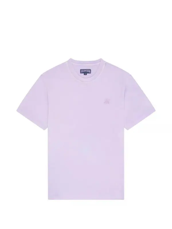 Vilebrequin Turtle-embroidered T-shirt - Purple