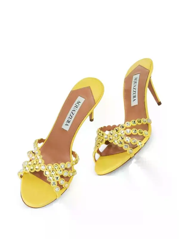 AQUAZZURA Tequila Crystal-embellished Sandals