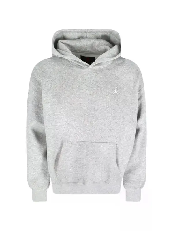 Nike Jordan Brooklyn Logo Hoodie - Grey