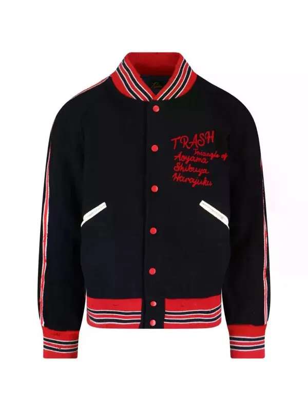 Needles Logo-embroidered Bomber Jacket
