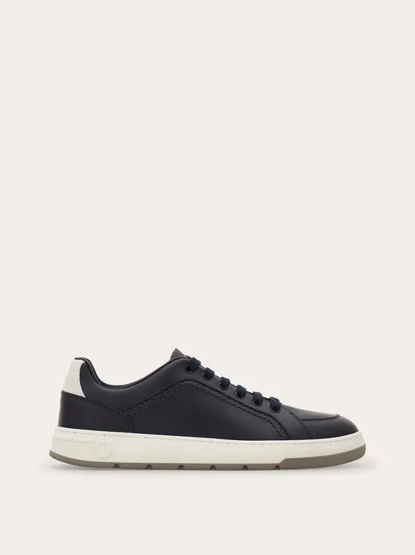 FERRAGAMO Suede Low Top Sneakers - Blue