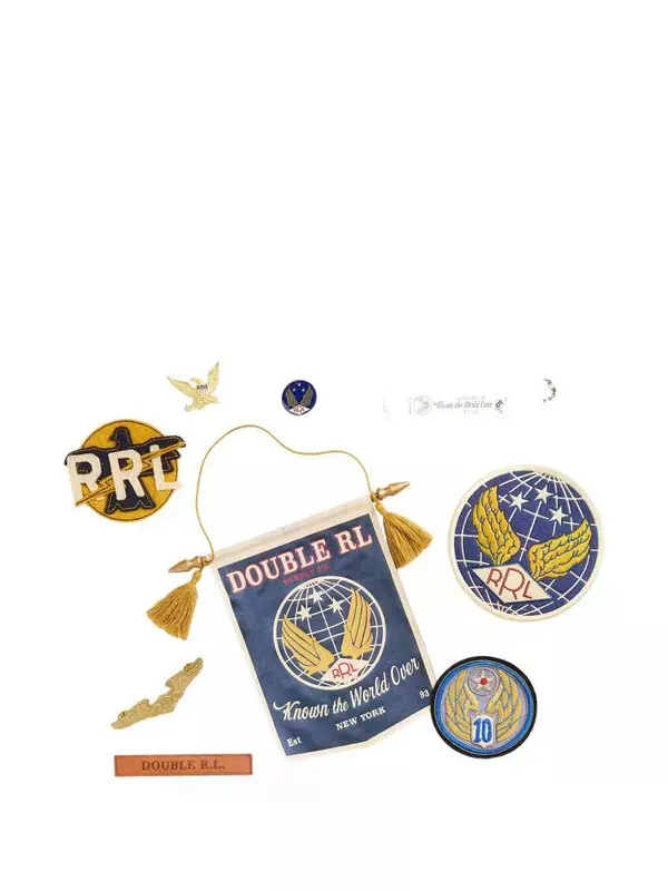 Ralph Lauren Souvenir Kit With Tassel Patch And Bottle Opener Keychain - Blue