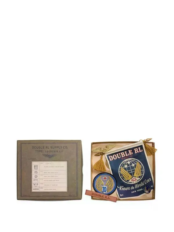 Ralph Lauren Souvenir Kit With Tassel Patch And Bottle Opener Keychain