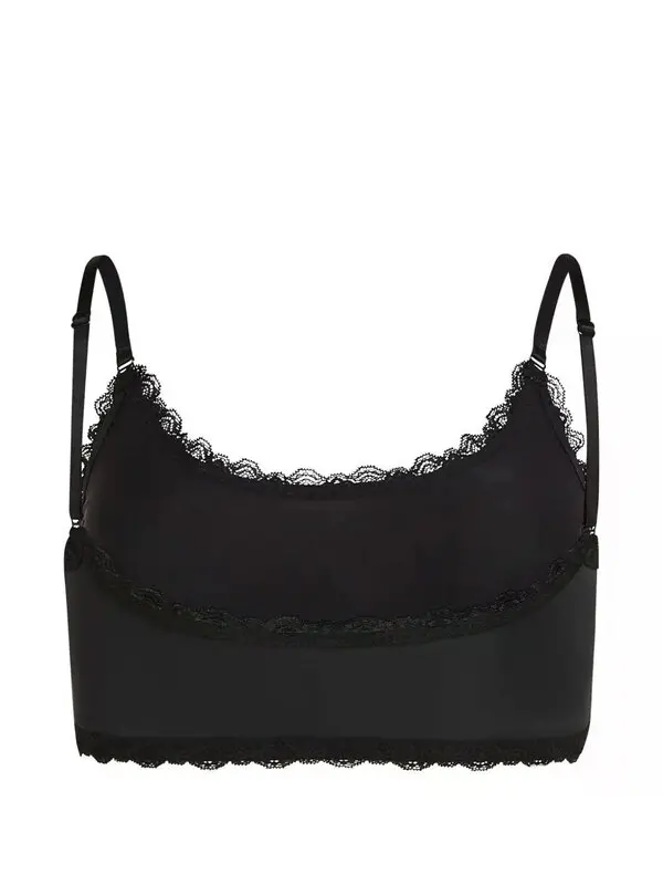 Karl Lagerfeld Signature Lace Trim Bralette
