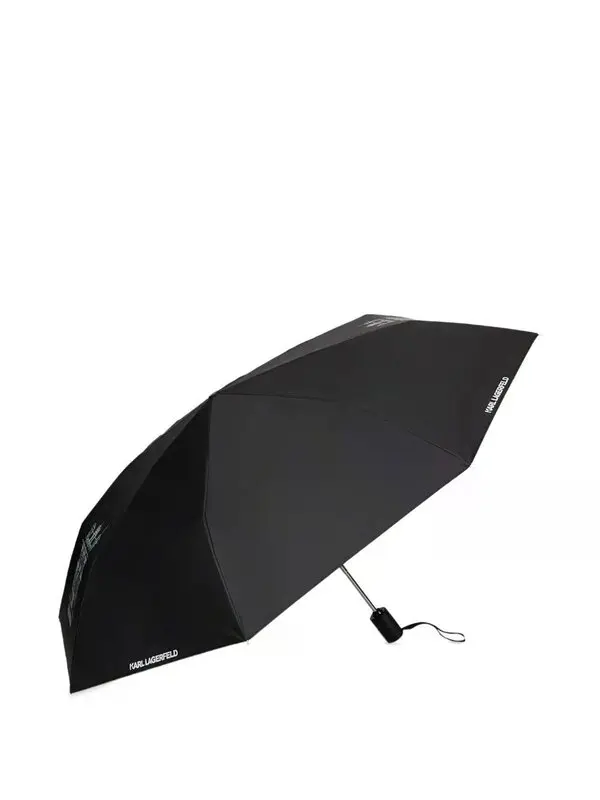Karl Lagerfeld Maison De Karl-sketch Umbrella - Black