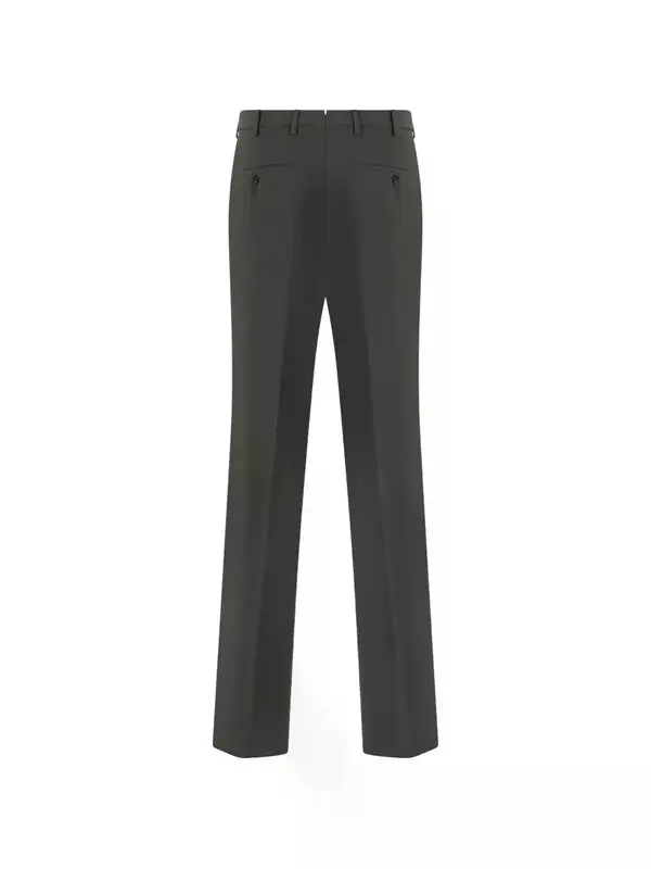 SLOWEAR Pleated Pressed-crease Trousers