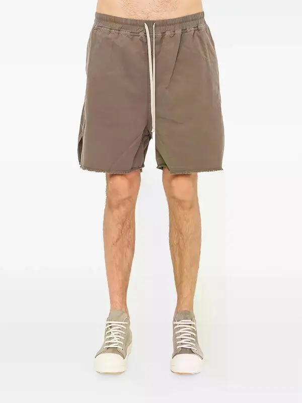 Rick Owens Drawstring Waist Zip-detail Shorts