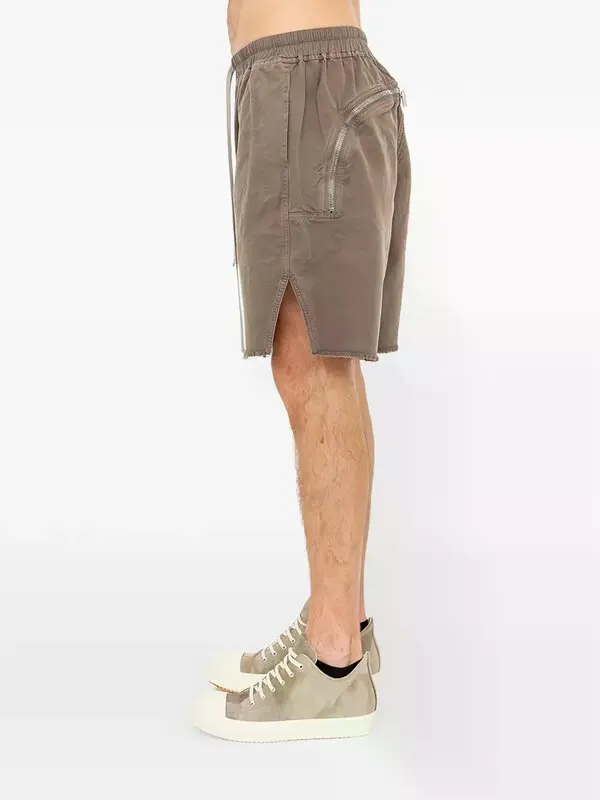 Rick Owens Drawstring Waist Zip-detail Shorts