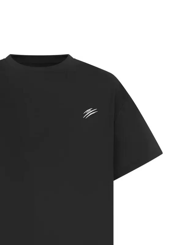 PLEIN SPORT Chrome Scratch T-shirt - Black