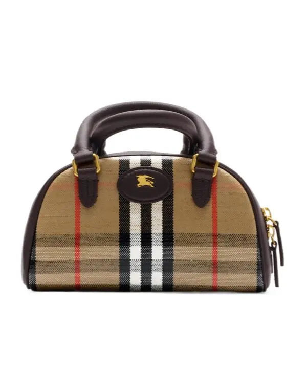 Burberry Mini Highlands Bowling Bag - Multicolor