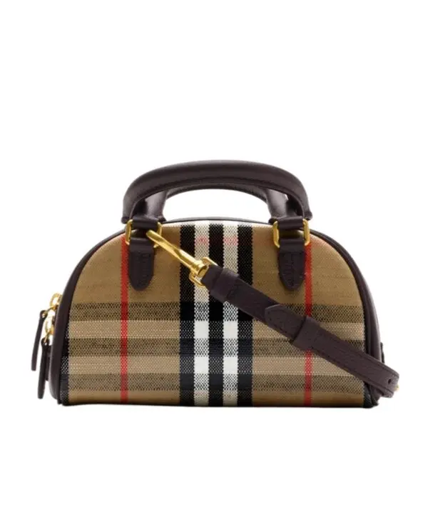 Burberry Mini Highlands Bowling Bag - Multicolor