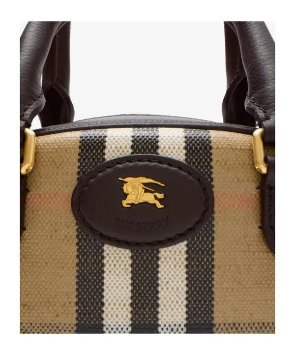 Burberry Mini Highlands Bowling Bag - Multicolor