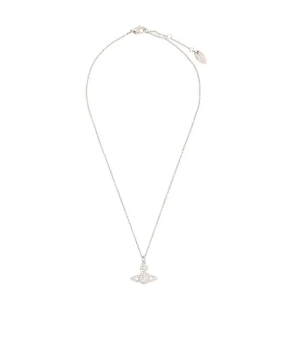VIVIENNE WESTWOOD Grace Bas Relief Pendant Necklace - Gray