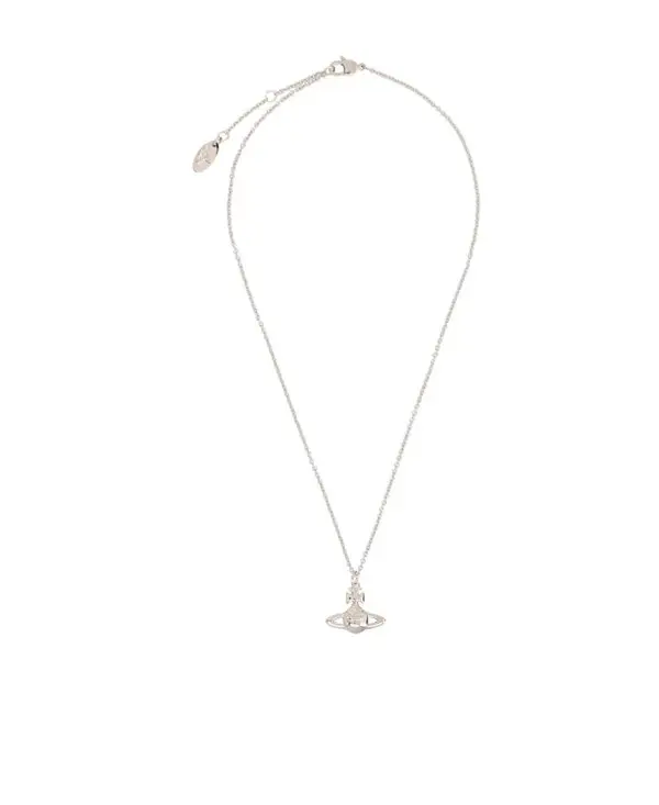 VIVIENNE WESTWOOD Grace Bas Relief Pendant Necklace - Gray