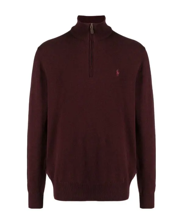 Polo Ralph Lauren Knitted Jumper With Embroidered Pony - Black