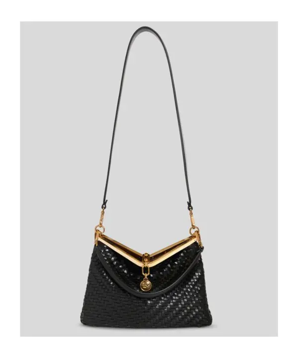 Etro Woven Shoulder Bag - Black