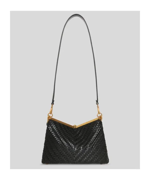 Etro Woven Shoulder Bag - Black