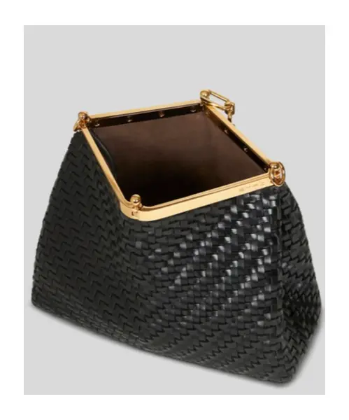 Etro Woven Shoulder Bag - Black