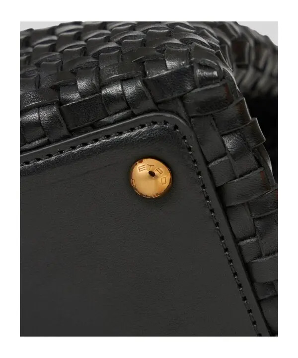 Etro Woven Shoulder Bag - Black