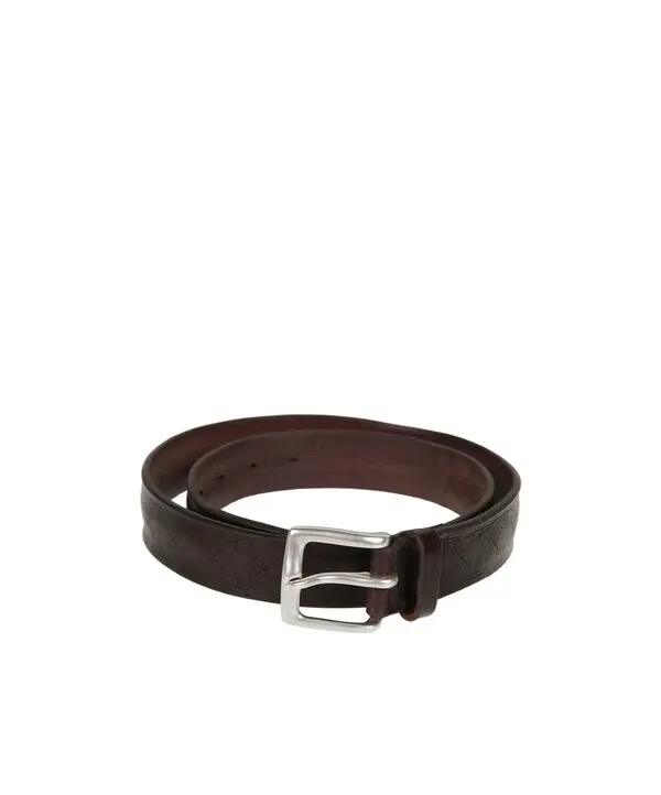 ORTIGNI Soft Leather Belt - Black