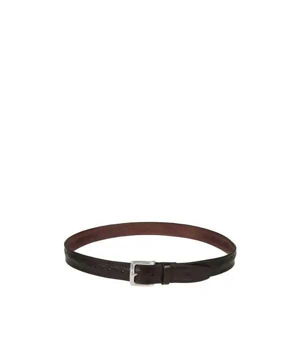 Orciani Soft Leather Belt With Metal Buckle