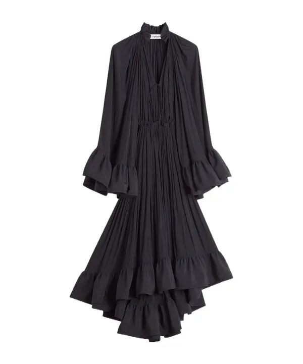 LANVIN Ruffled Midi Dress