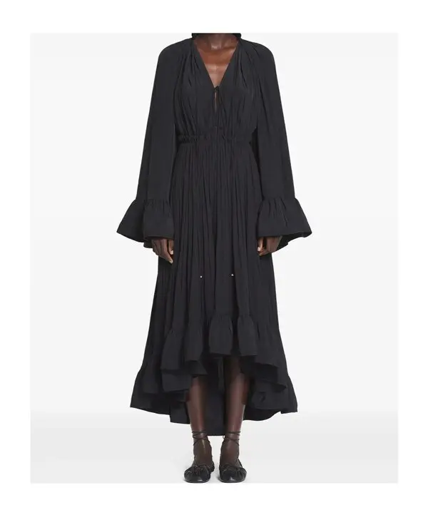 LANVIN Ruffled Midi Dress