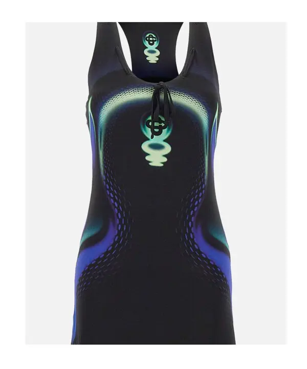 Casablanca Orchid Printed Maxi Dress