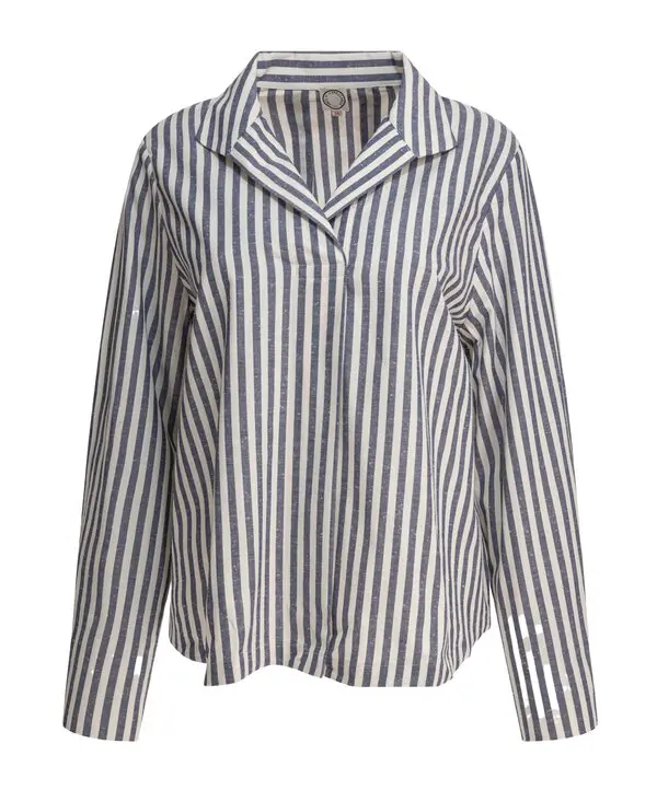 INES DE LA FRESSANGE PARIS Striped Cotton Shirt