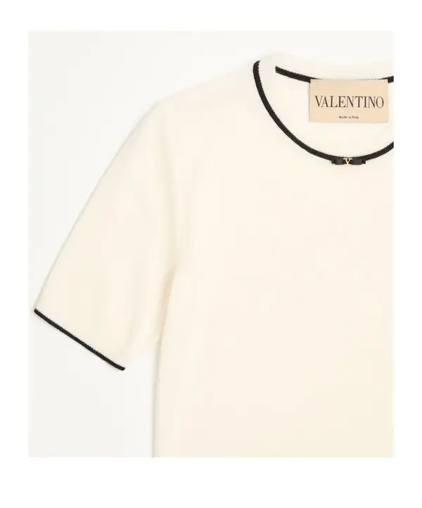 Valentino Garavani Crewneck Short Sleeve Jumper - No