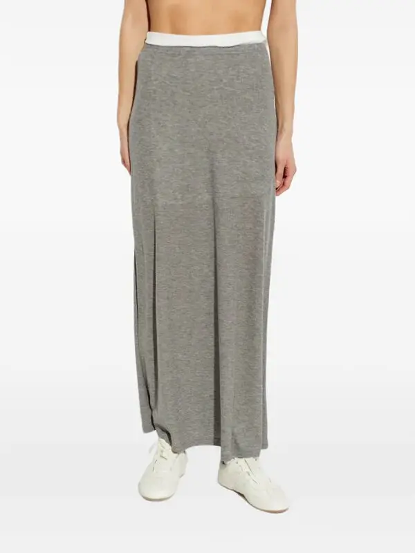 SAMSOE SAMSOE Ribbed Knit Maxi Skirt