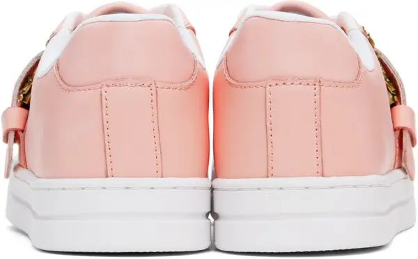 Versace Baroque Buckle Sneakers - Light Pink