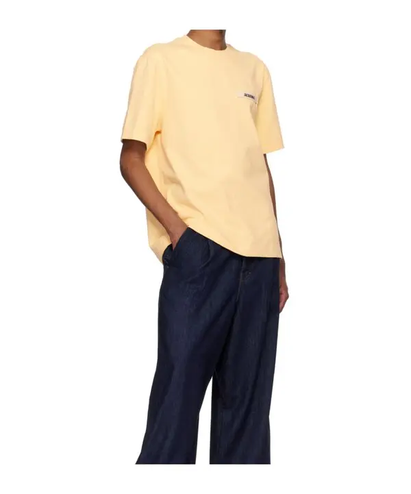 Jacquemus Logo Patch Crewneck T-shirt