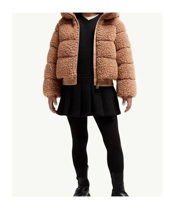 Moncler Adalbertas Teddy Hooded Down Jacket