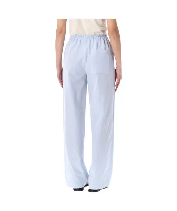 Loulou De Saison Sero Cotton Poplin Trousers - Blue