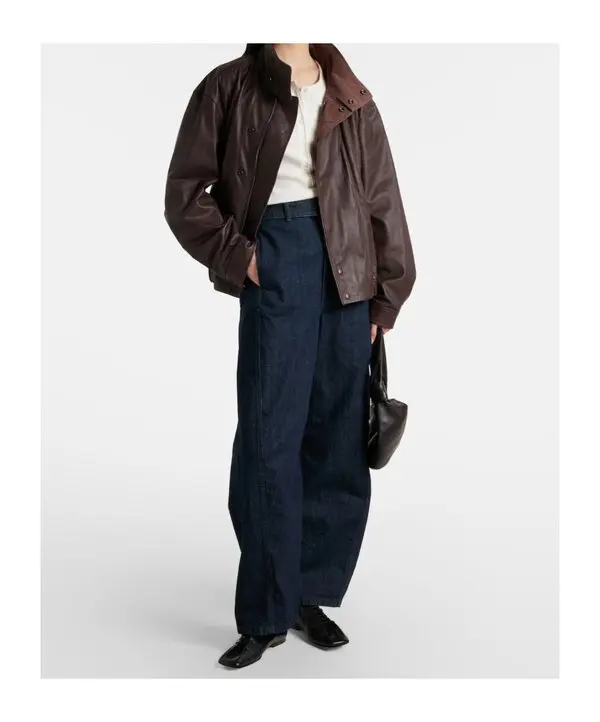 LEMAIRE Leather Blouson Jacket